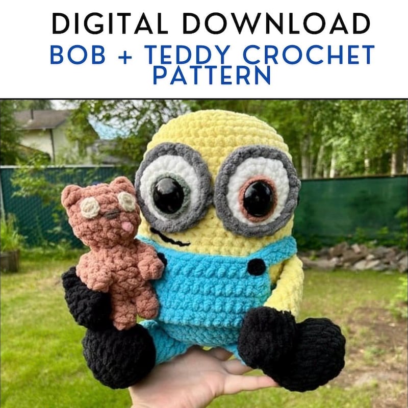 Minion Teddy Bear - Etsy