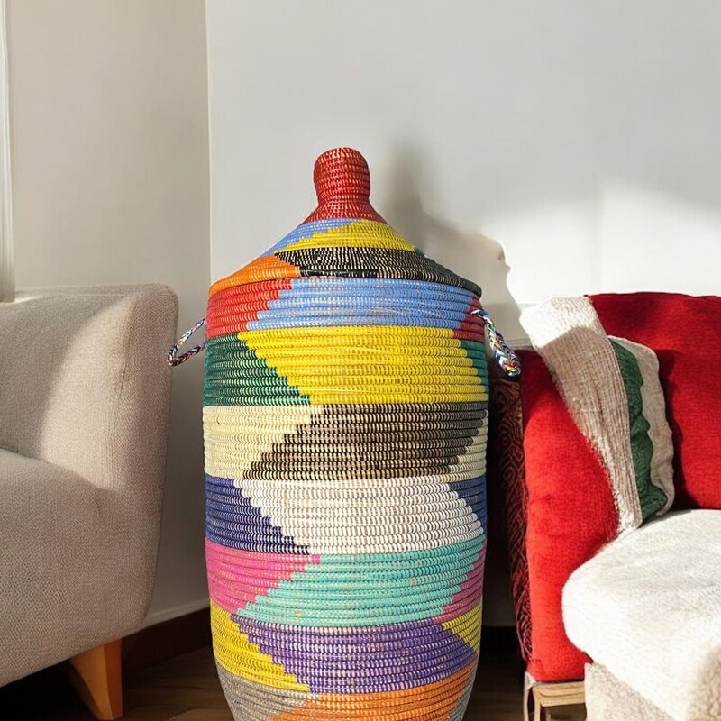 Large African Baskets - Etsy
