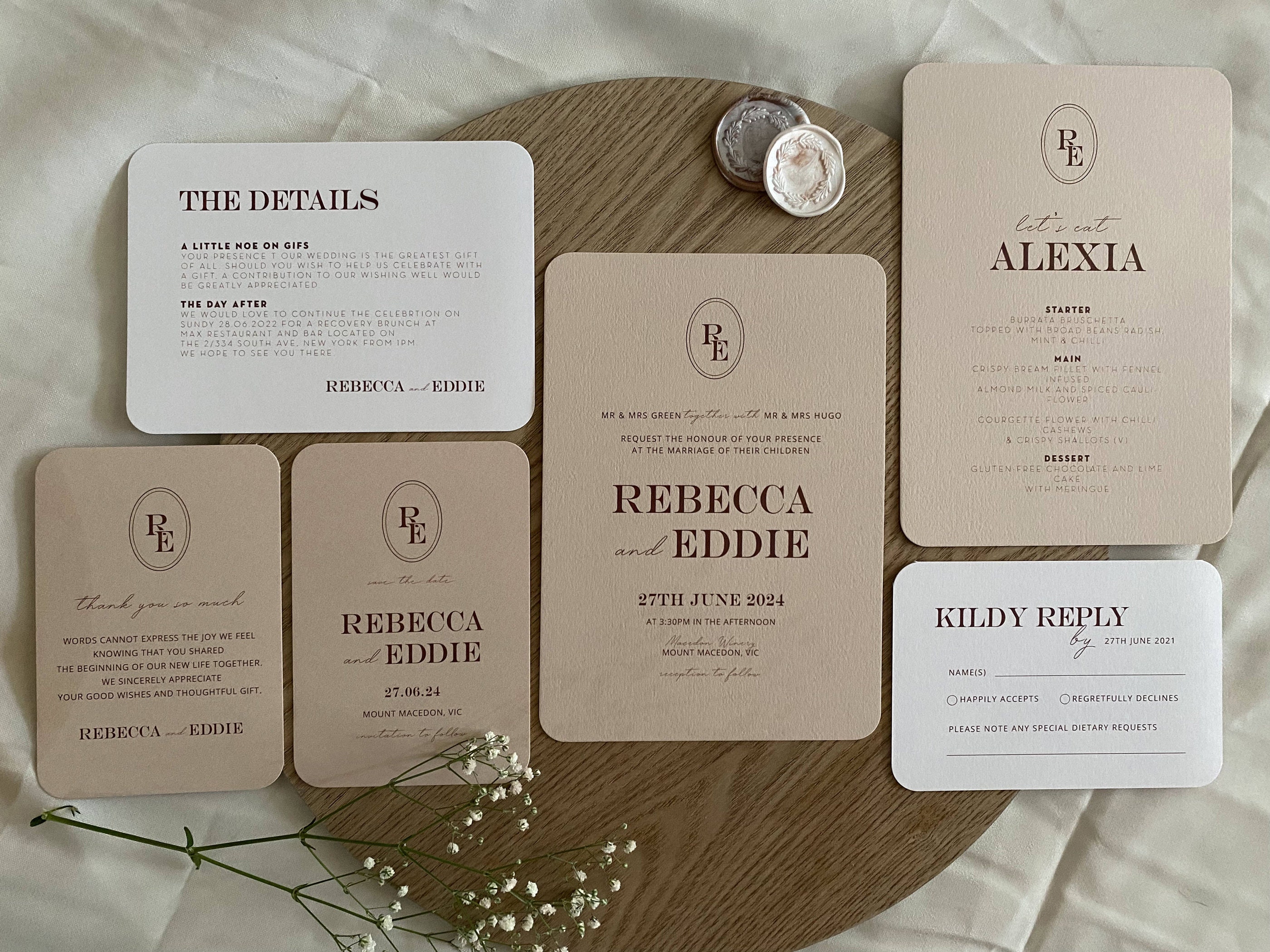 Cappuccino Rounded Corner Full Colour Printing on Biscuit Card Stock ...