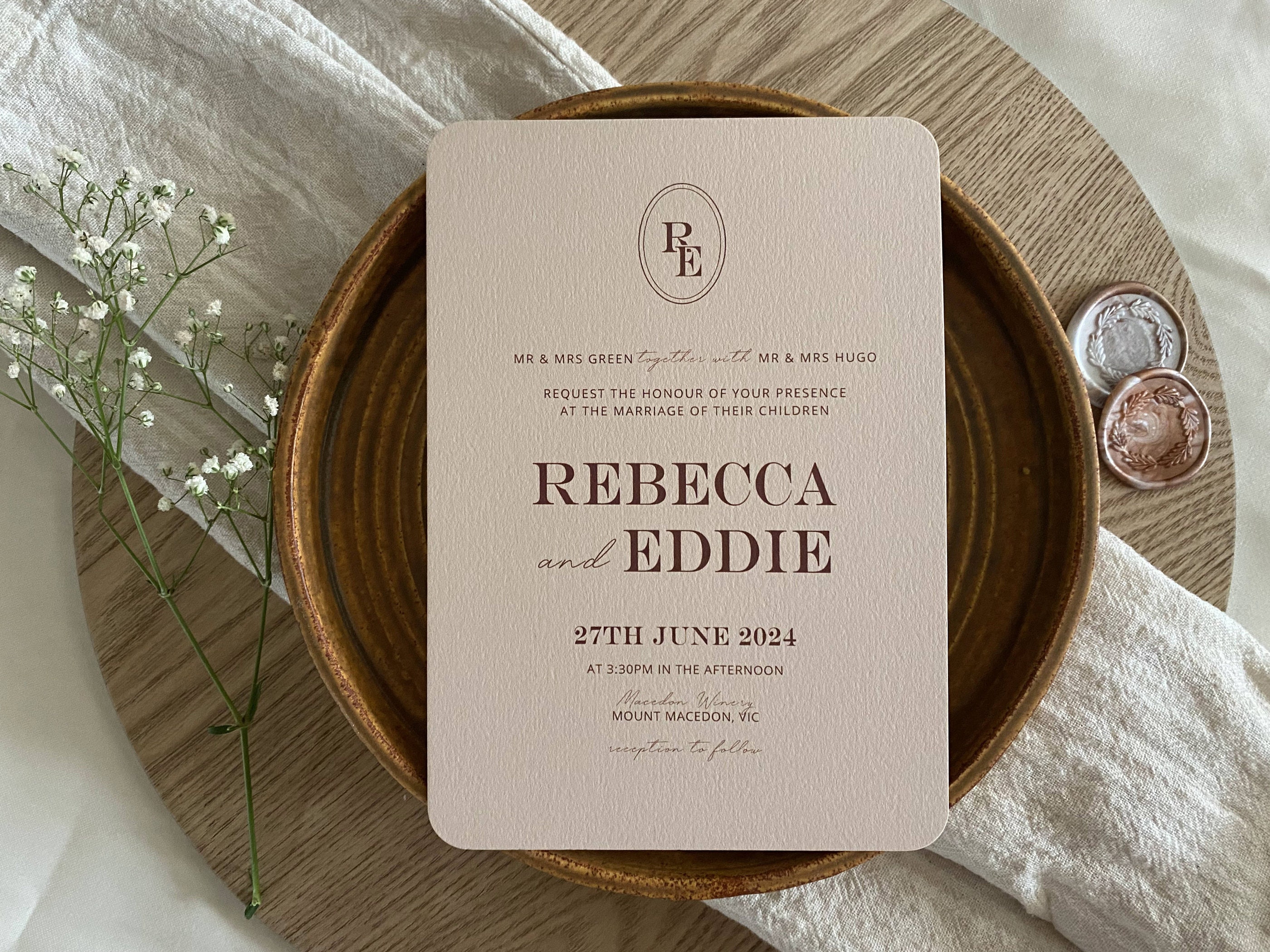 Cappuccino Rounded Corner Full Colour Printing on Biscuit Card Stock ...