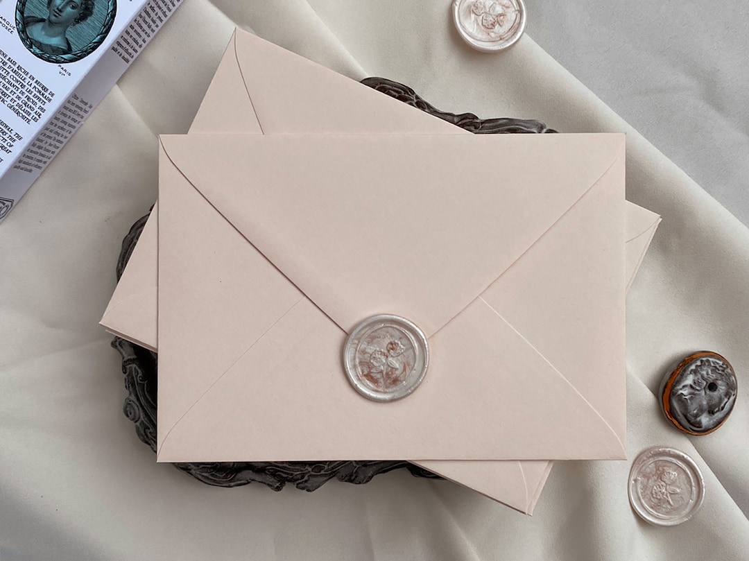 Blush Banker Envelope - 187x130mm - Etsy