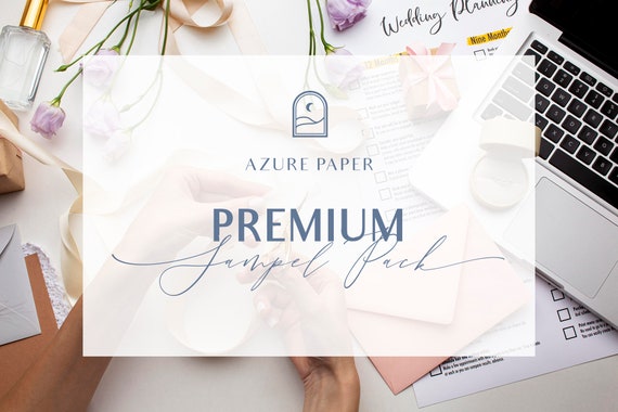 Wedding Invitation Premium Sample Pack With All Print Styles: | Etsy