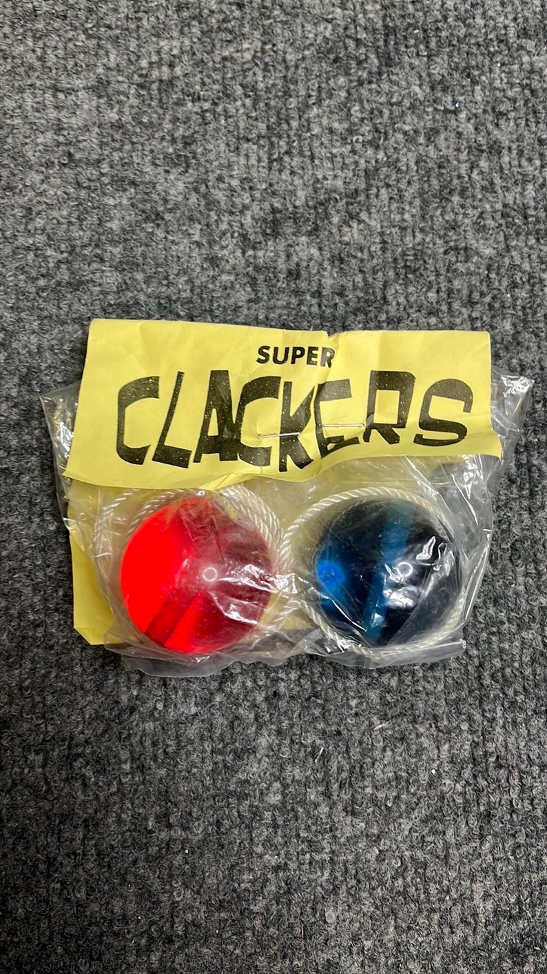 Vintage Super Clackers Klackers 70’s Toy Kabangers Click Clacks Whakkos ...