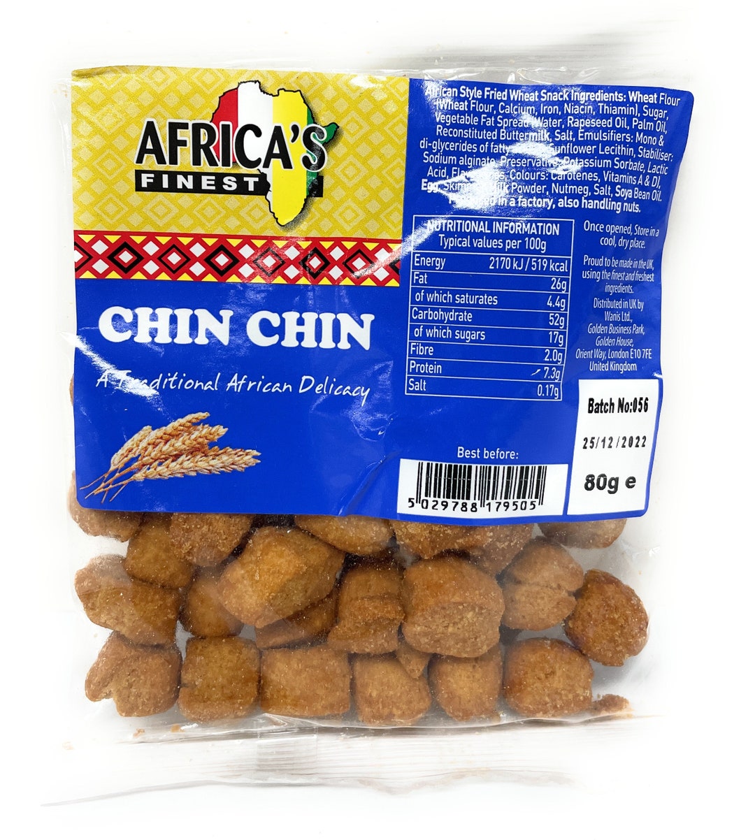 Africa's Finest Chin Chin 80g pack of 12 - Etsy