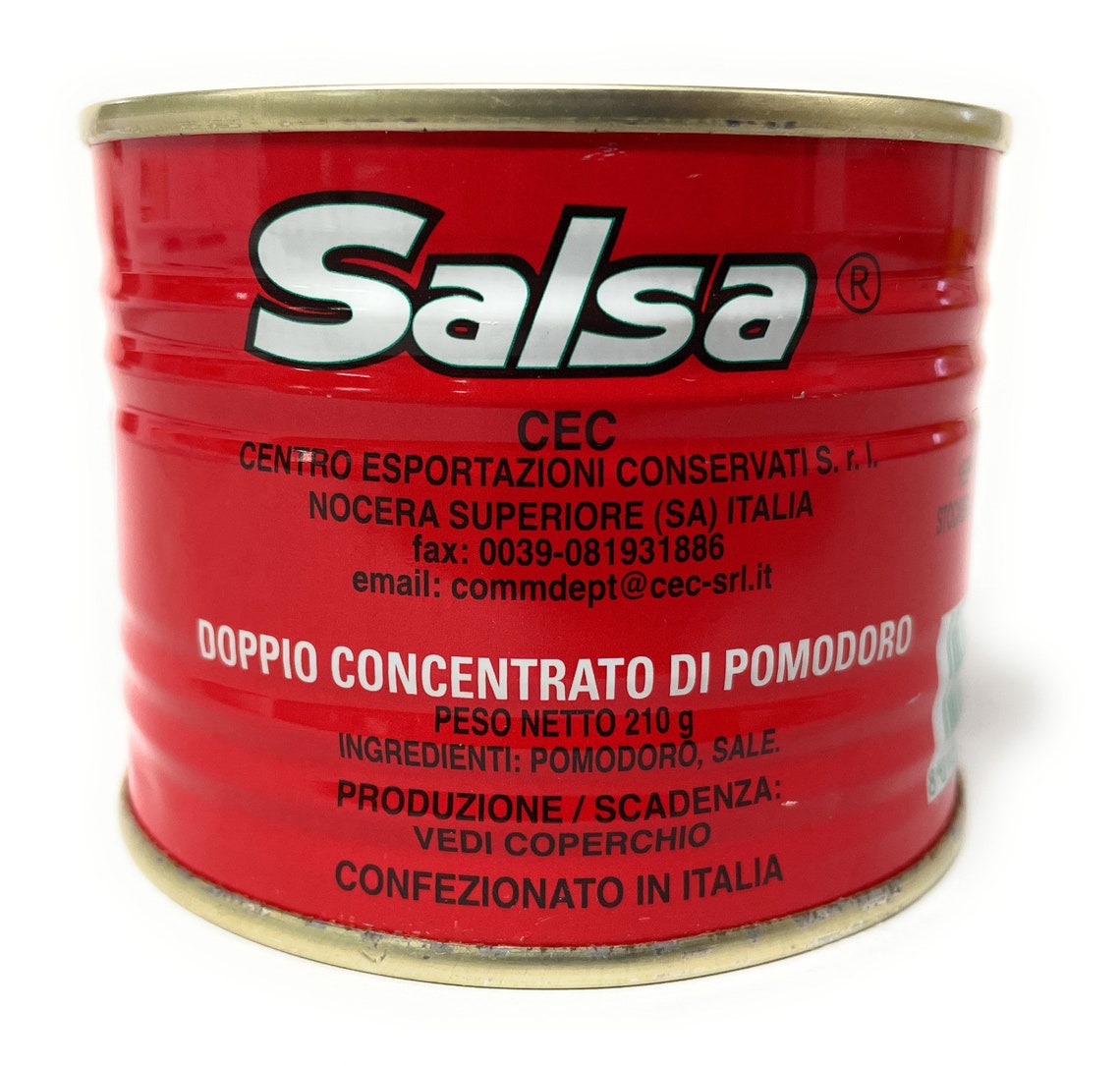 Salsa Tomato Paste 210g 12 Cans - Etsy