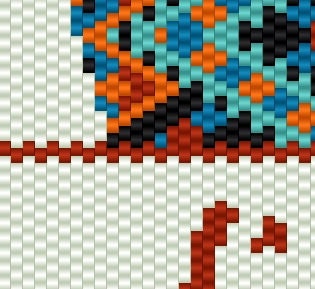 DIGITAL Custom Monogram Pattern, Peyote Letter Design, Decorative ...