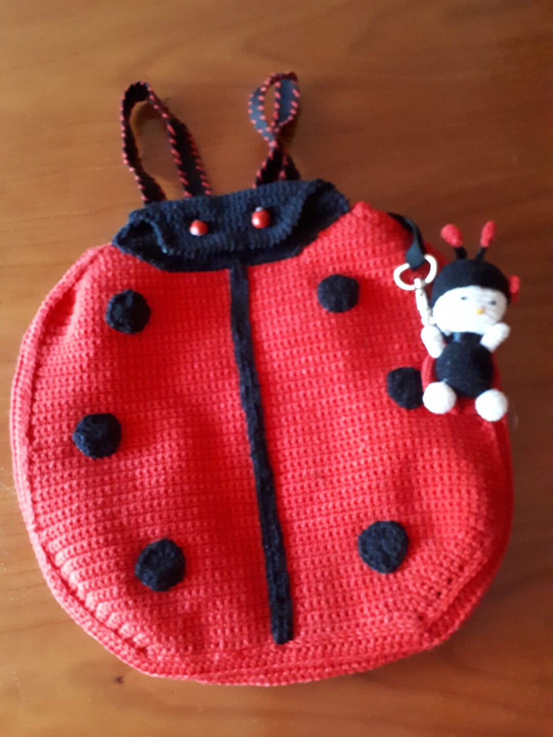 Amigurumi Ladybug Backpack - Etsy