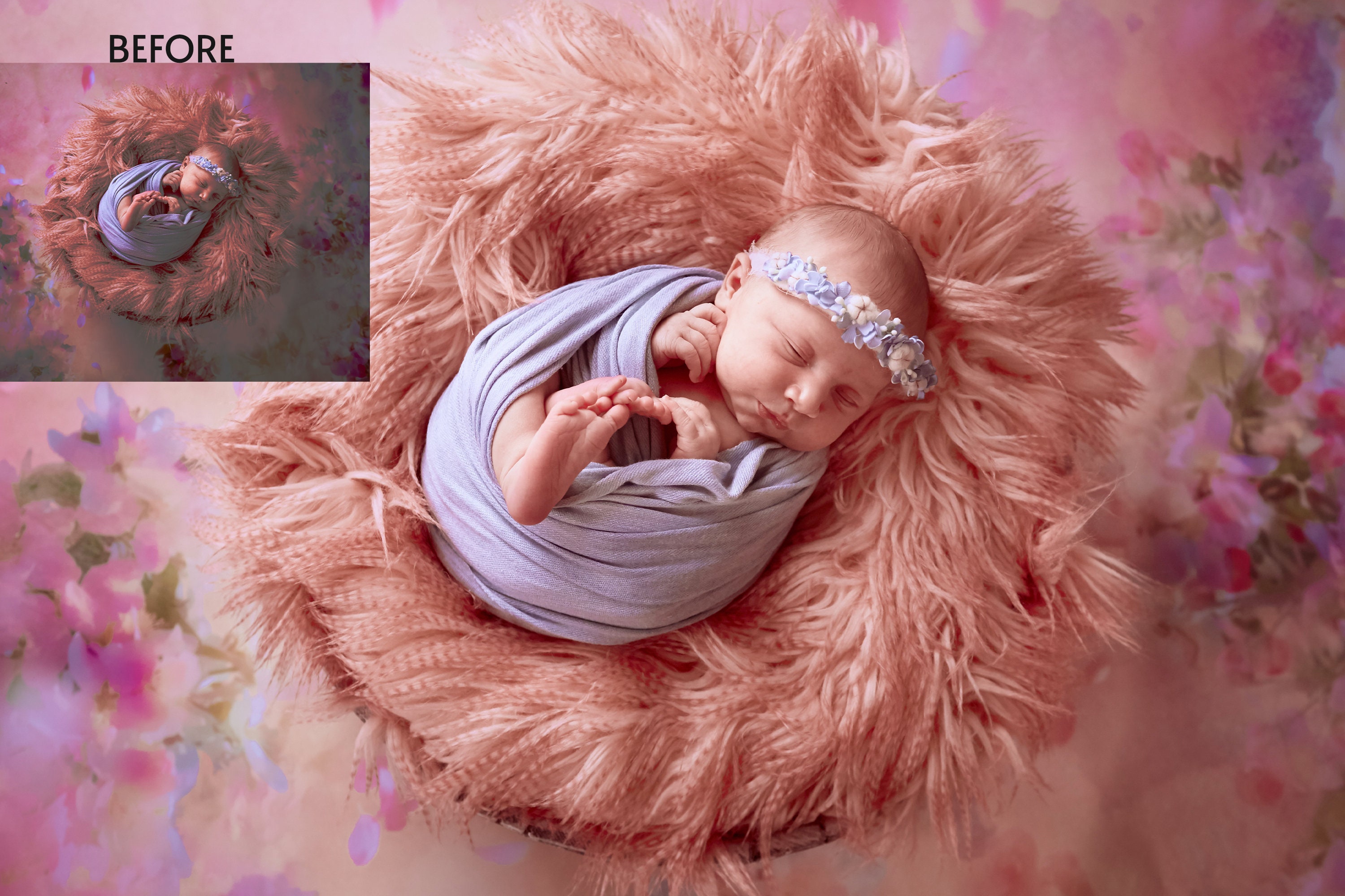 Newborn Photoshop Actions Newborn Editing Action Fashion Selfie Child ...