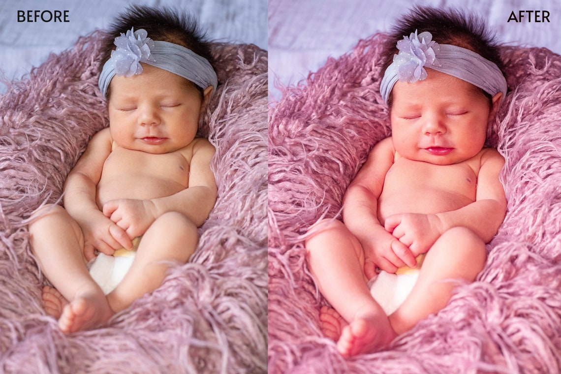 Newborn Photoshop Actions Newborn Editing Action Fashion Selfie Child ...