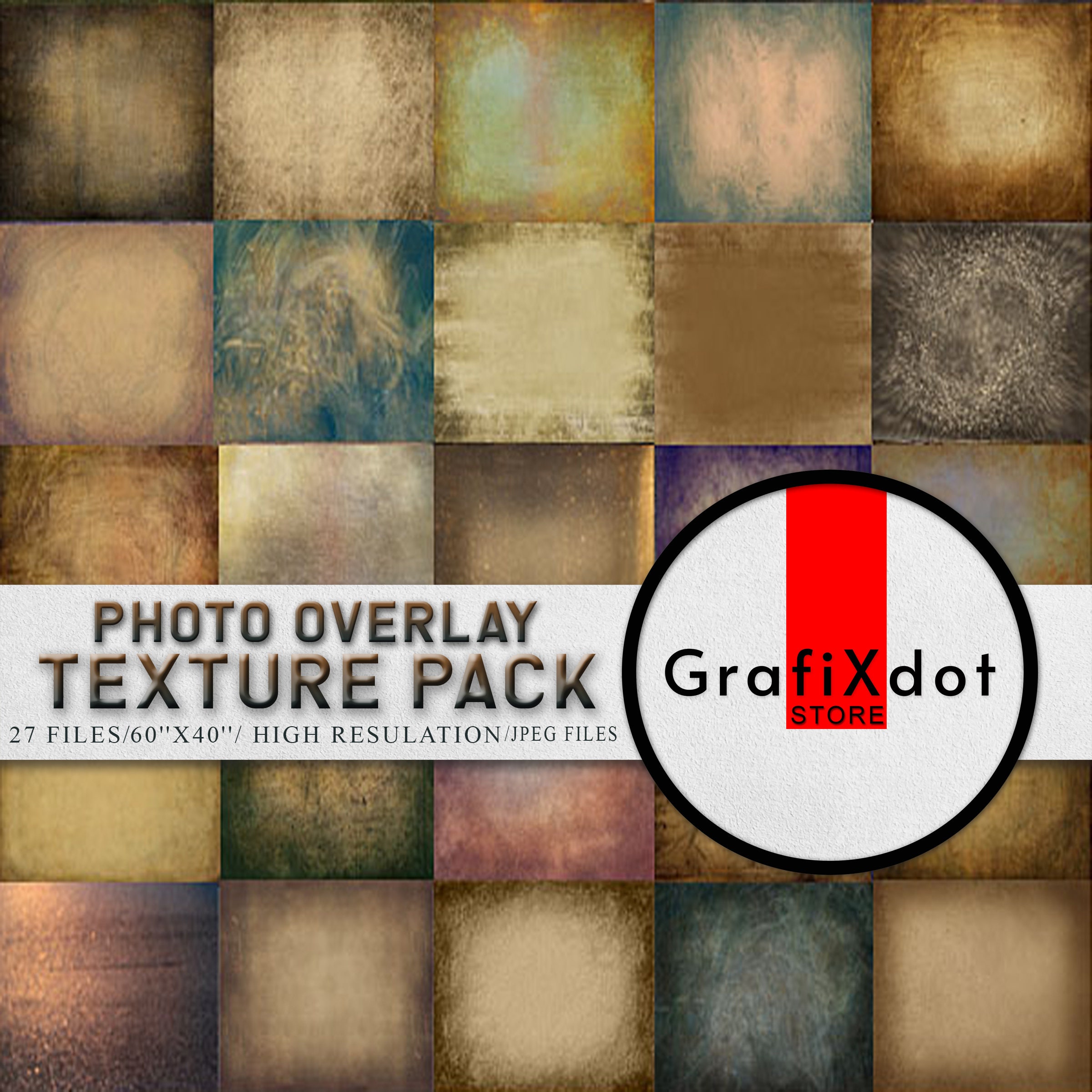 27 Fine Art Textures, Vintage Overlay Photoshop for Edits, for ...