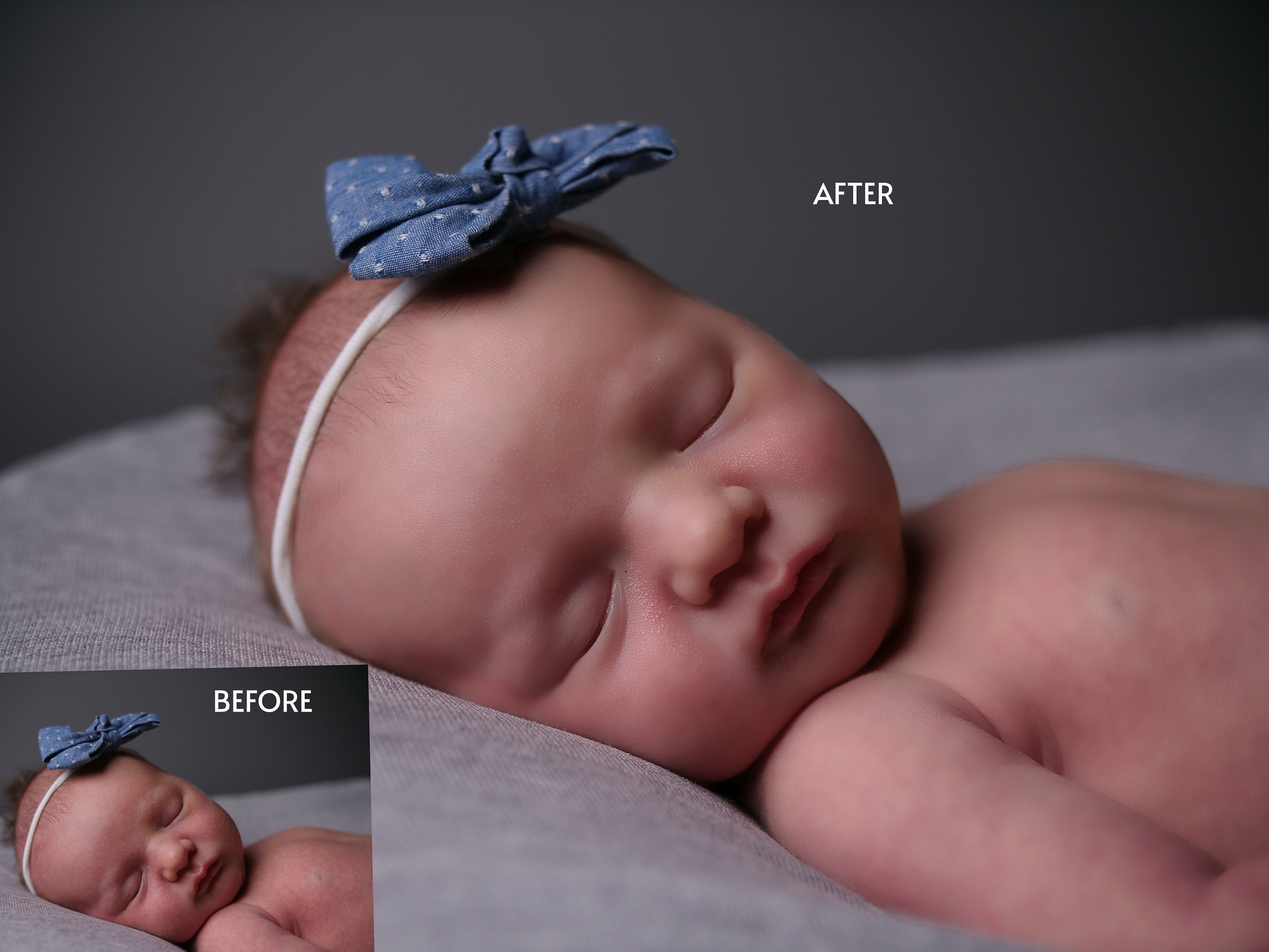 Newborn Skin Retouch Photoshop Action Newborn PS Actions Baby Skin ...