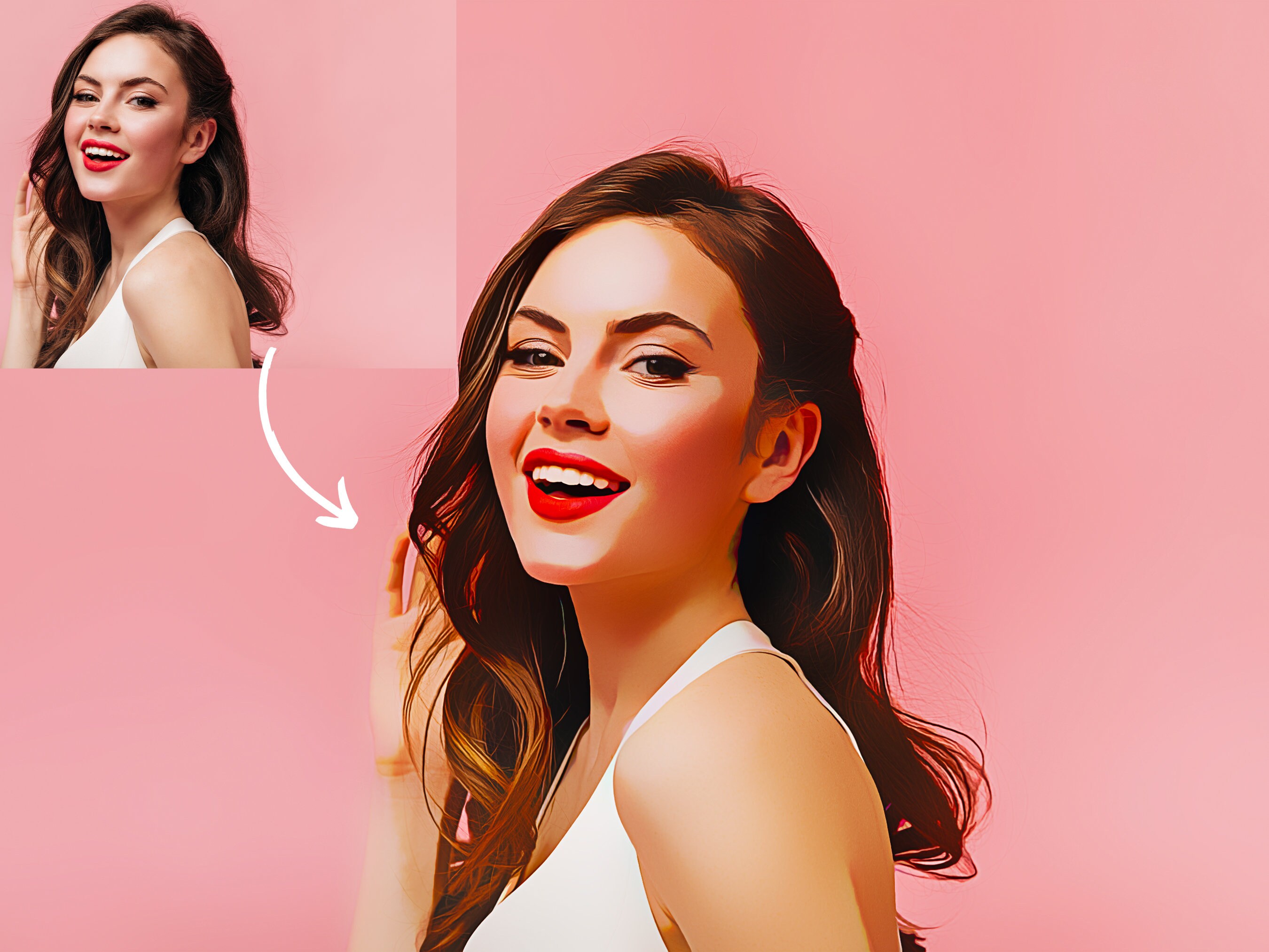 Vectorizer Photoshop Action Cartoonize Action Photoshop Cartoon Effect ...