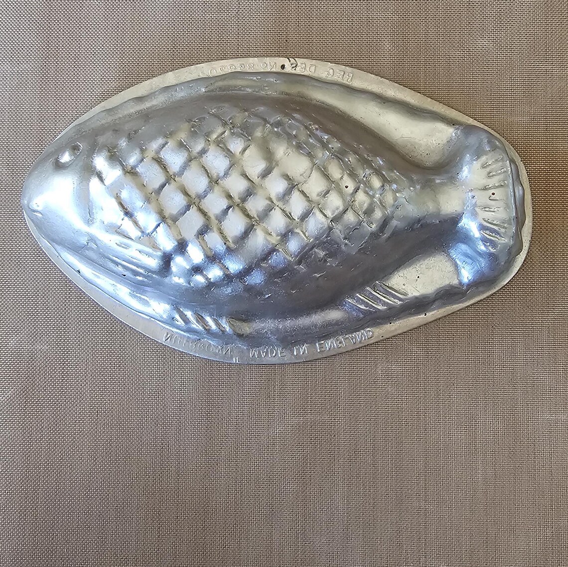Fish Mould by Nutman Vintage Aluminium Reg Design 858202 Pate Jelly ...