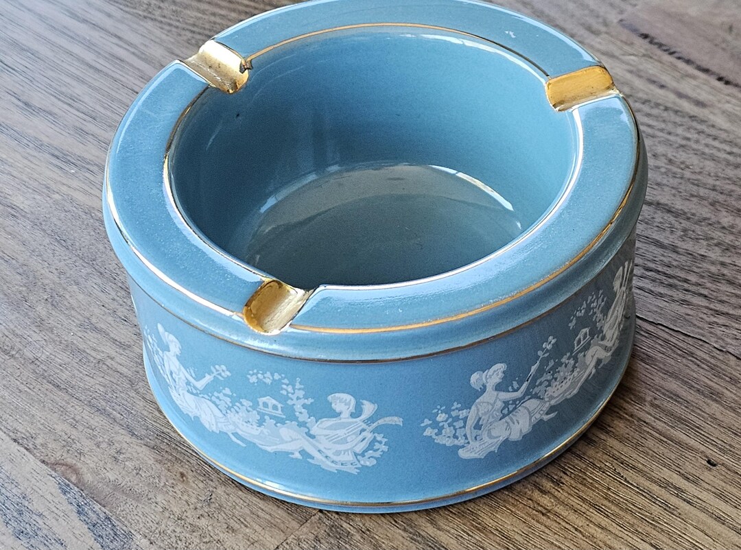 Large Italian Hand Made Ashtray – Upcycle Candle Ring Jewellery Holder ...