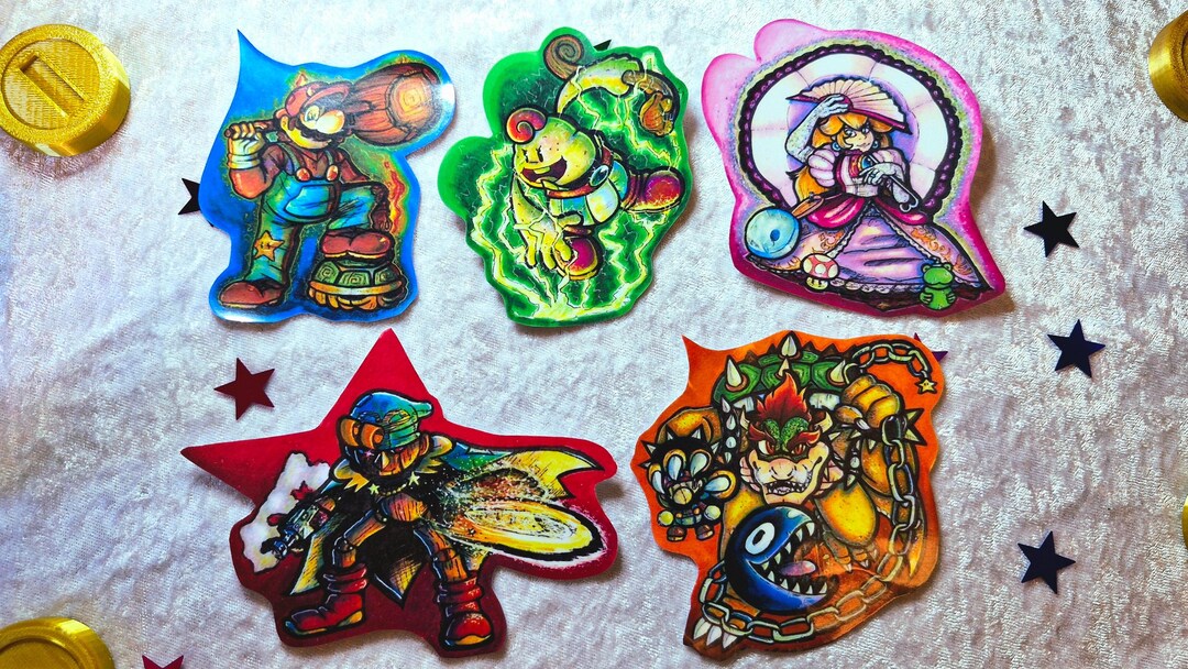 Super Mario RPG: Legend of the Seven Stars Stickers - SMRPG Vinyl Paper ...