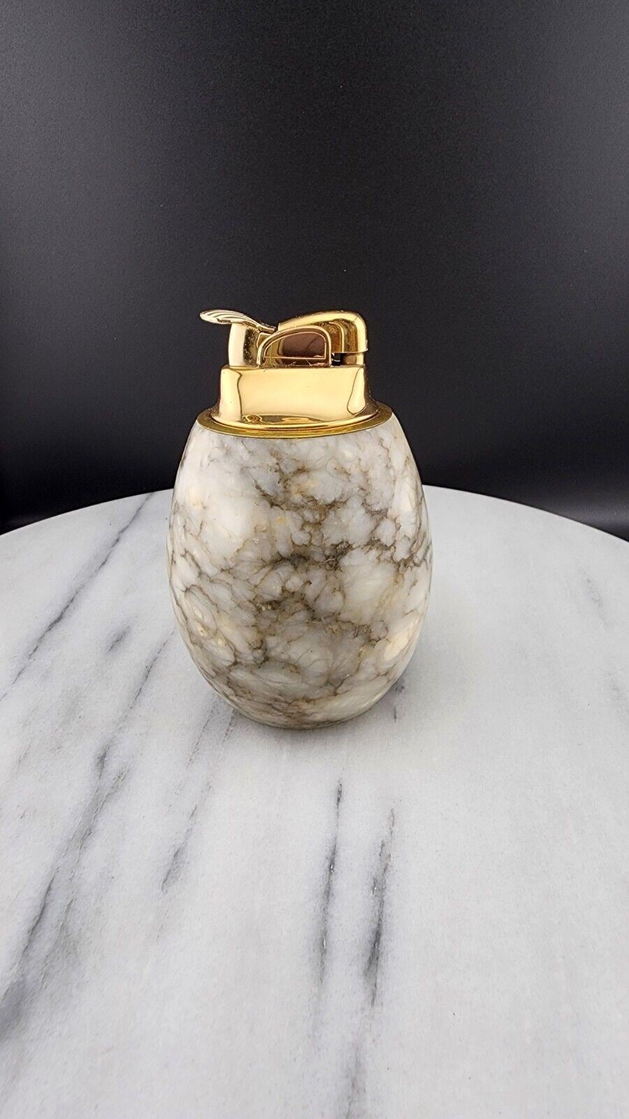 Vintage Evans Marble Base Whale Table Lighter Works - Etsy