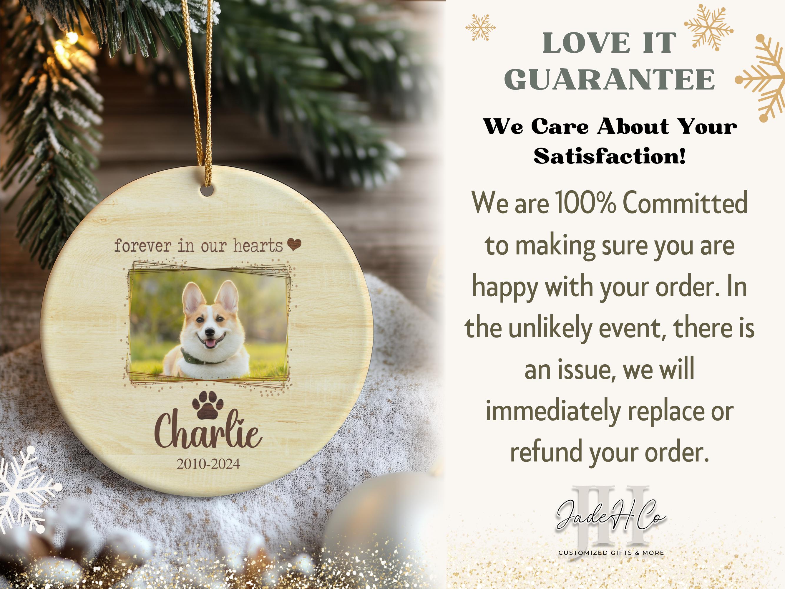 Dog Memory Photo Ornament Dog Memorial Ornament Memorial Gift Dogs, Pet ...