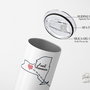 Custom Long Distance Tumbler, Long Distance Gift, Aunt Tumbler Gift ...