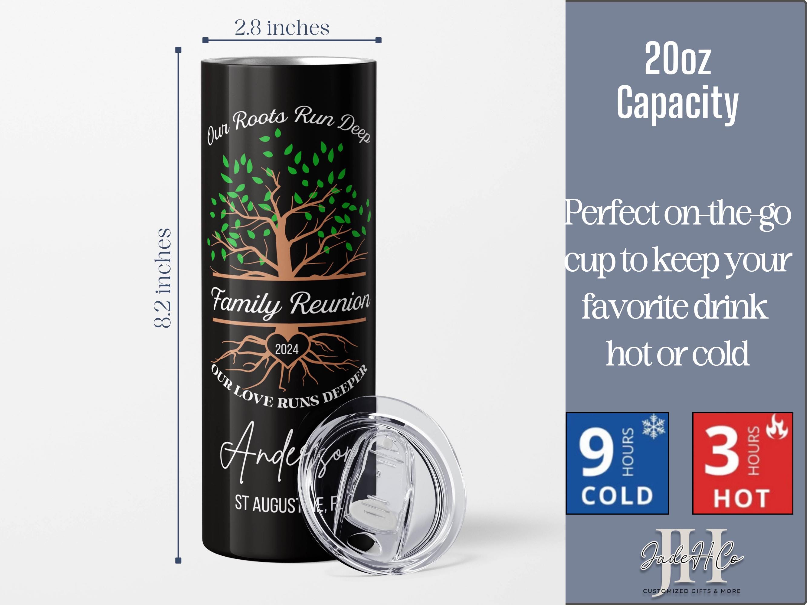 Personalized Family Reunion Tumbler With Name, Family Reunion Gift ...
