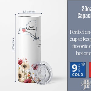 Custom Long Distance Tumbler, Long Distance Gift, Aunt Tumbler Gift ...