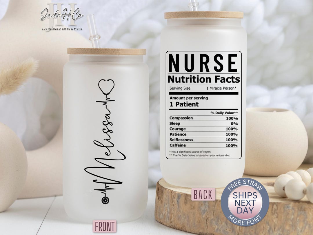 Personalized Nurse Nutrition Cup for Nurse Gift Nursing Graduation Cup ...