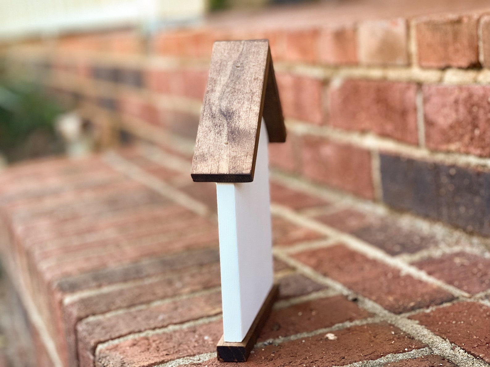 House Shape Wood Sign | Mini Wood House | Thankful for My Family Sign ...