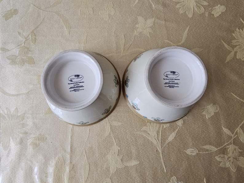 Tracy Potter the Sweet Cecily Collection Footed Bowls - Etsy