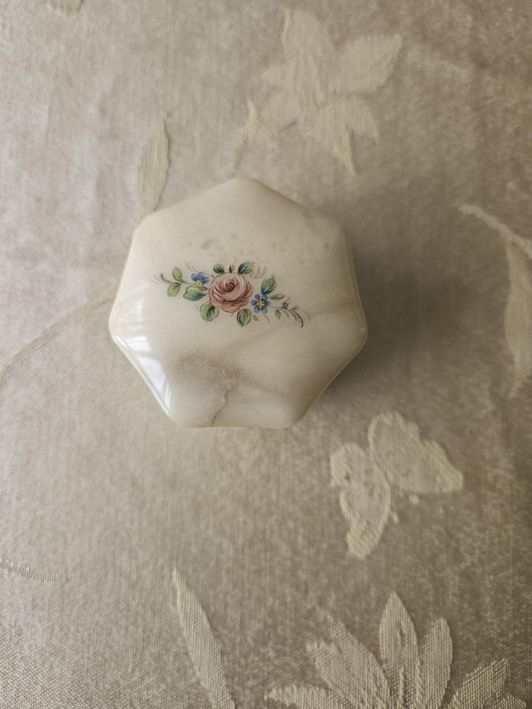 Alabaster Jewelry/trinket Box - Etsy