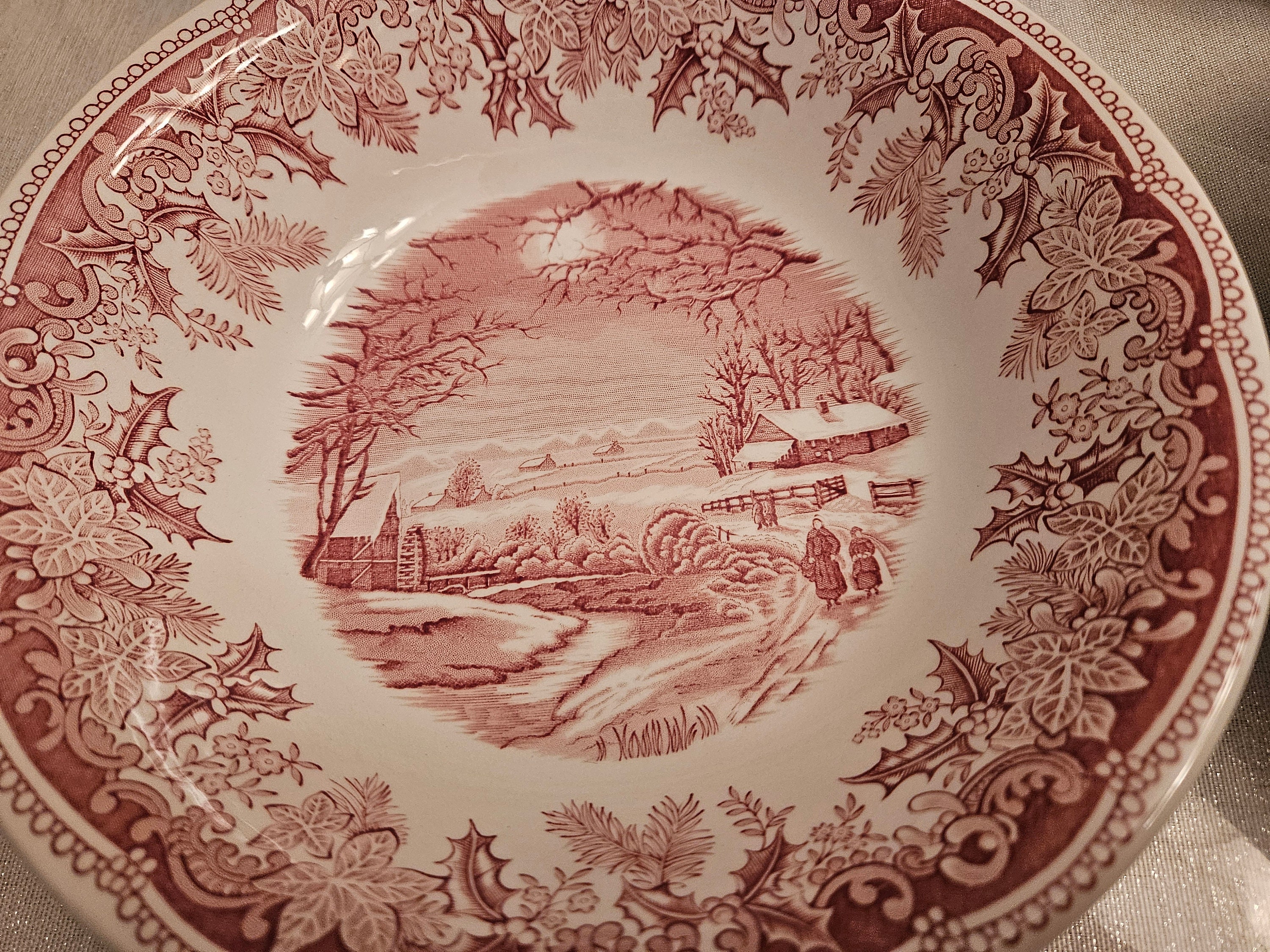 Vintage Spode Winter's Eve Pasta/serving Bowls - Etsy