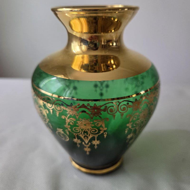 Vintage Rare Glass Vase - Etsy