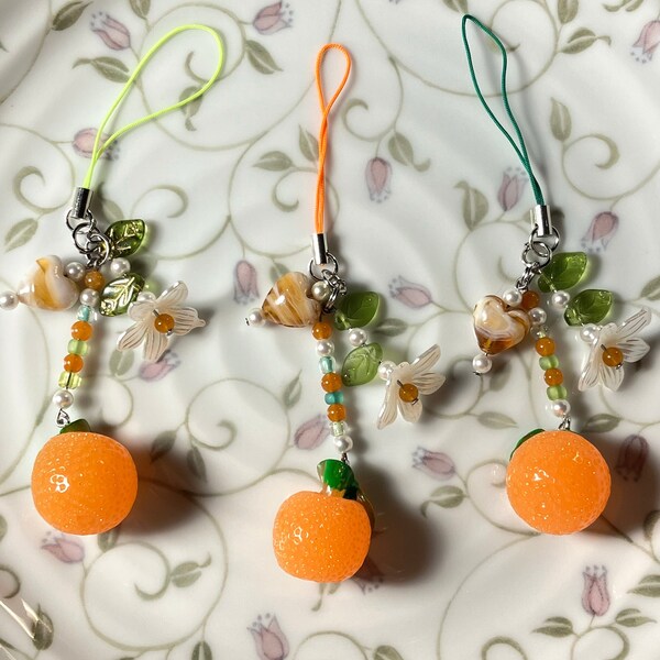 Orange Fruit Charm - Etsy