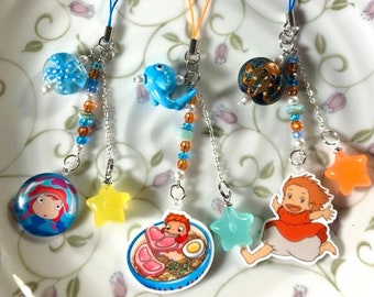 Studio Ghibli Ponyo Phone Charm, Perfect as a Gift, Accessories ...