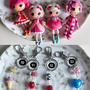 Original Lala Oopsy Button-eye Ragdoll Beaded Keychains - Etsy