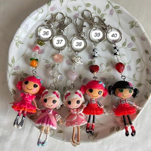 Original Lala Oopsy Button-eye Ragdoll Beaded Keychains | Dolls 1-50 - Etsy