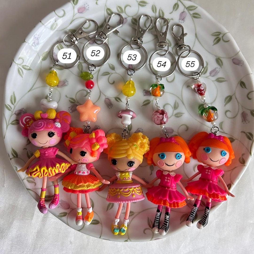 Original Lala Oopsy Button-eye Ragdoll Beaded Keychains | Dolls 51-80 ...