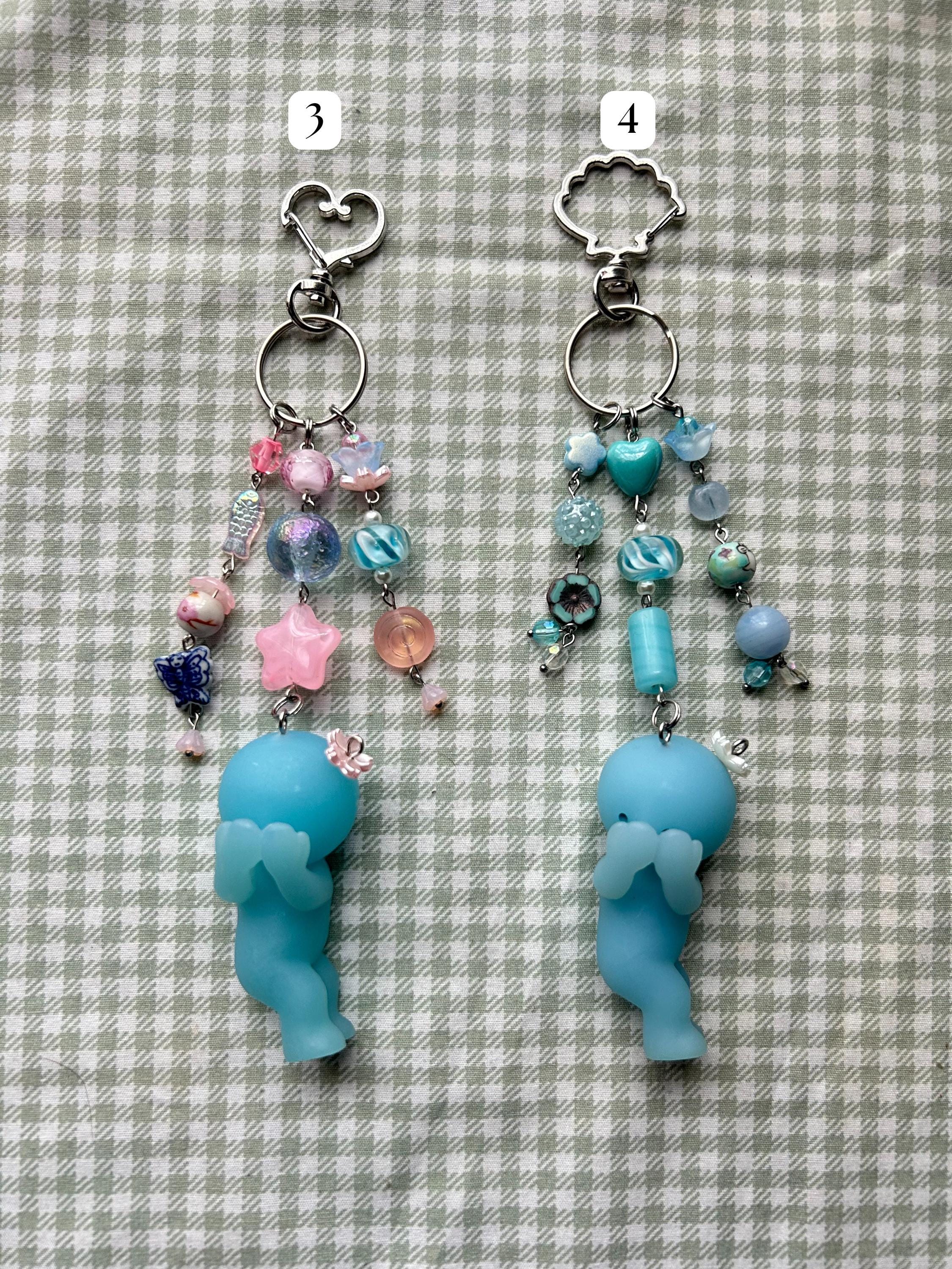 Smitski Kawaii Blue Glow-in-the-dark Little Guys Coquette Beaded ...