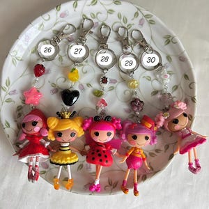 Original Lala Oopsy Button-eye Ragdoll Beaded Keychains | Dolls 1-50 - Etsy
