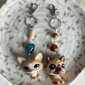 Littlest Cottagecore Pet Coquette Shop LPS Beaded Keychain - Etsy