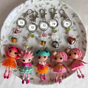 Original Lala Oopsy Button-eye Ragdoll Beaded Keychains | Dolls 51-80 ...