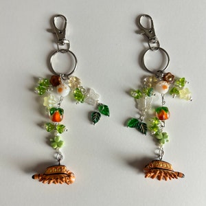 Totoro Cottagecore Ghibli Clutter Charm Keychains - Etsy