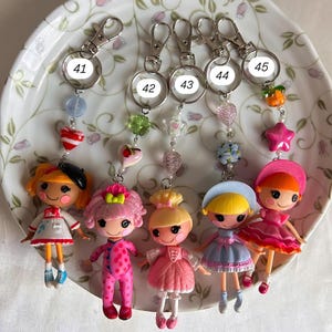 Original Lala Oopsy Button-eye Ragdoll Beaded Keychains | Dolls 1-50 - Etsy