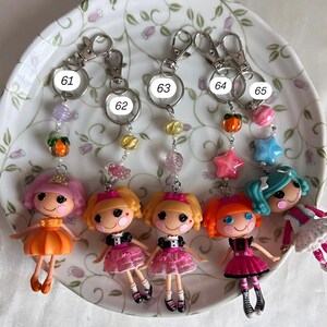 Original Lala Oopsy Button-eye Ragdoll Beaded Keychains | Dolls 51-80 ...