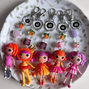 Original Lala Oopsy Button-eye Ragdoll Beaded Keychains - Etsy