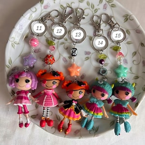 Original Lala Oopsy Button-eye Ragdoll Beaded Keychains | Dolls 1-50 - Etsy
