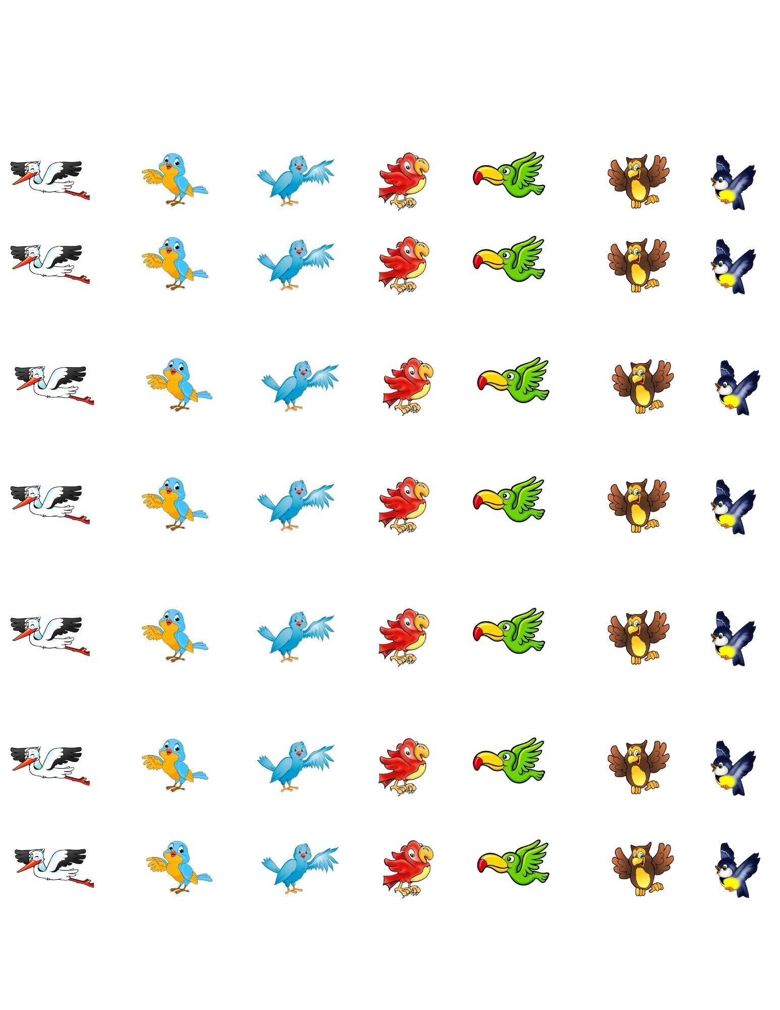 Bird Chore Chart Kids Reward Chart Behavioral Chart - Etsy Australia