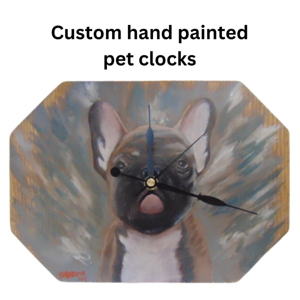 French Bulldog Clock - Etsy