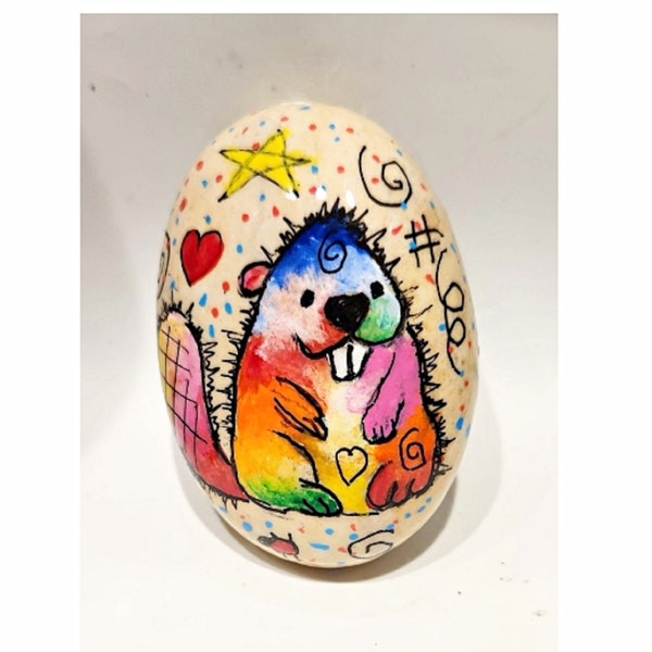 Hand Painted Rock - Etsy