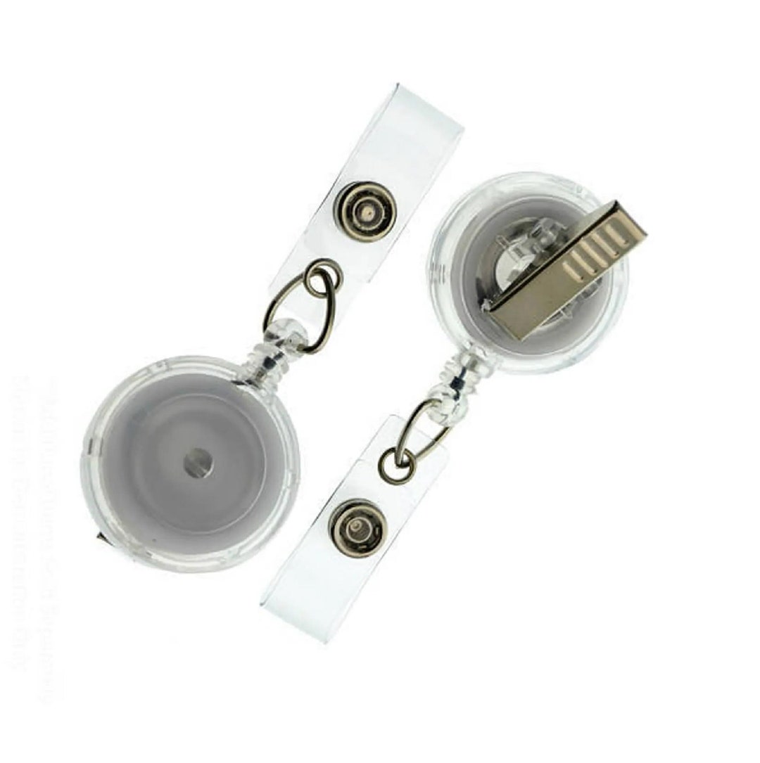 20 ID Retractable Clips. Alligator Clip. Bulk - Etsy