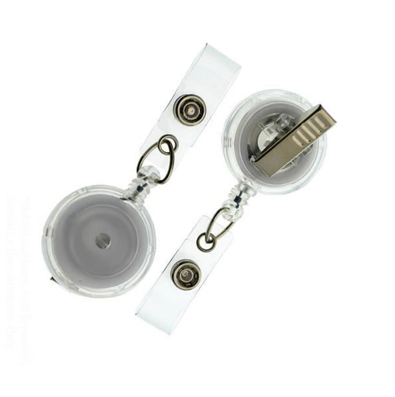 20 ID Retractable Clips. Alligator Clip. Bulk - Etsy