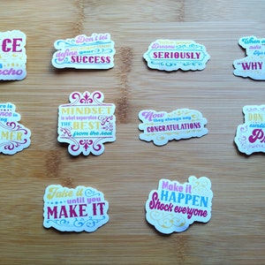 Positive Affirmation Stickers | Motivational Quote Stickers ...